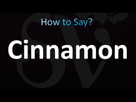 How to Pronounce Cinnamon (correctly!)