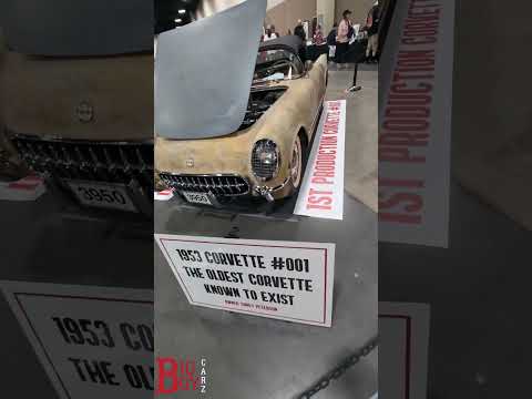 This 1953 Corvette At The Salt Lake City Autorama Is The Oldest Corvette Known To Exist!