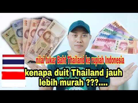 Nilai tukar Baht Thailand ke rupiah Indonesia