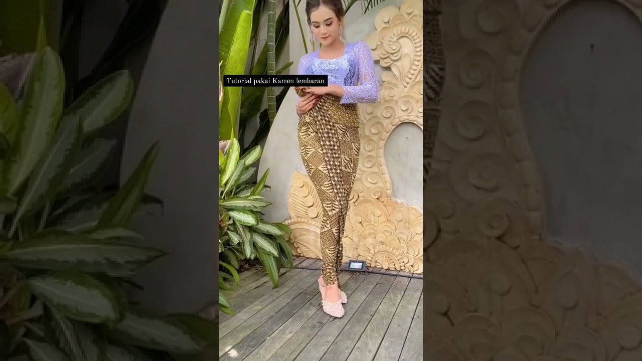 tutorial kain lilit batik bali