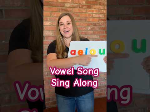 Fun Preschool Song😊🎶 | ABC VOWELS #shorts #kidssongs #kidslearning
