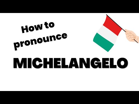 How To Say Italian Words: pronounce MICHELANGELO