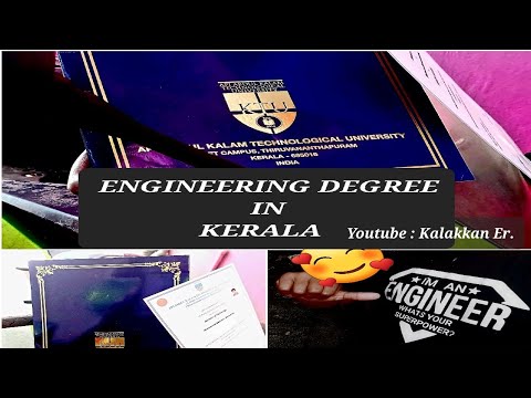 KTU B.tech M.tech Degree Certificate | Kalakkan Engineer