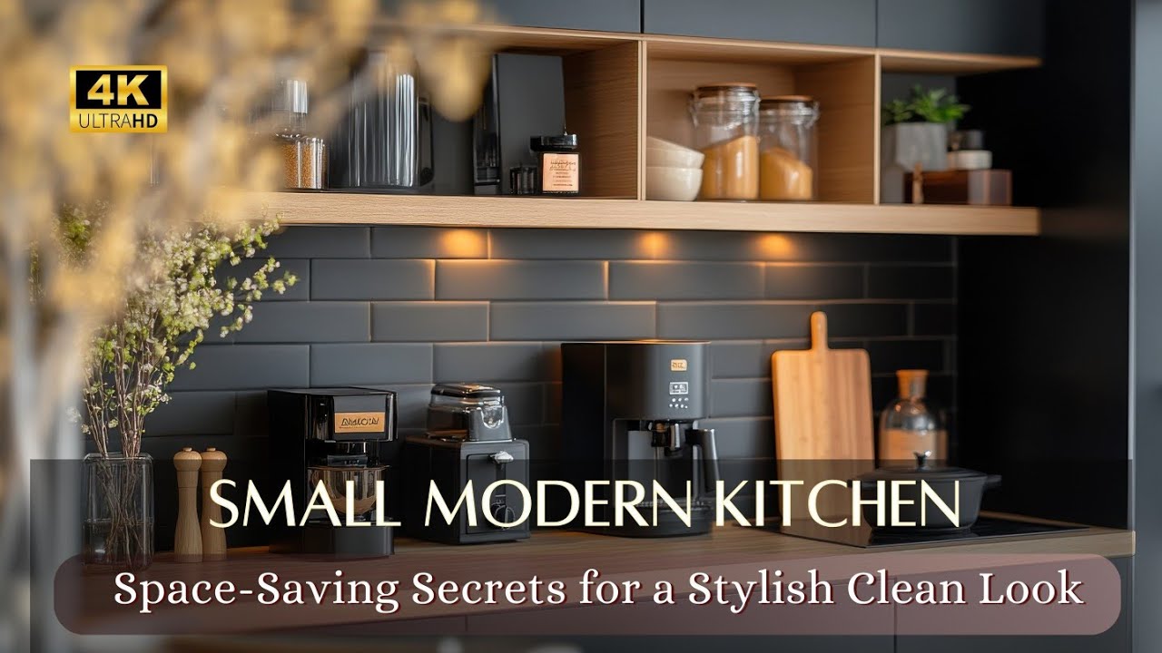 Modern Minimalist Kitchen Design Ideas: Space-Saving Secrets for a Stylish, Clean Look