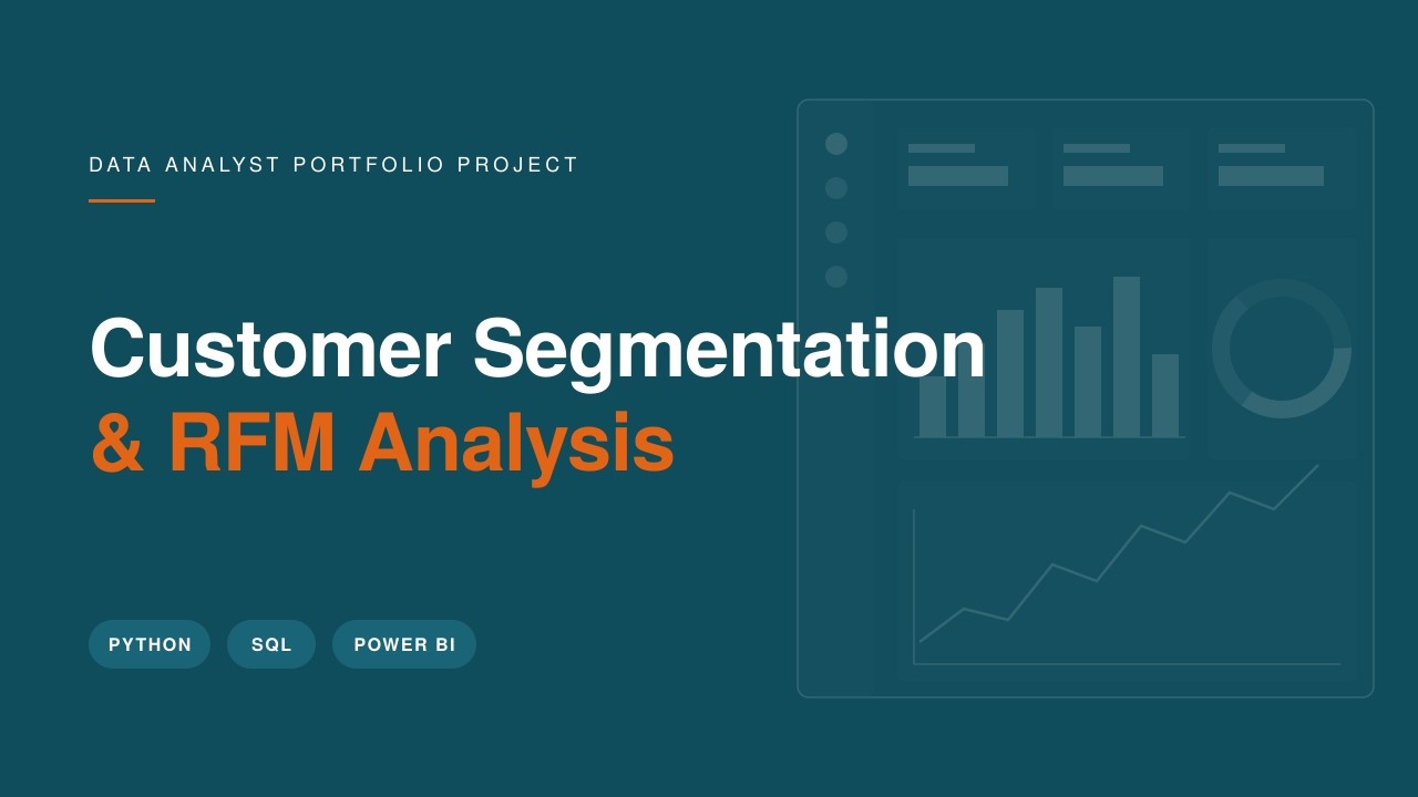 Customer Segmentation & RFM Analysis project