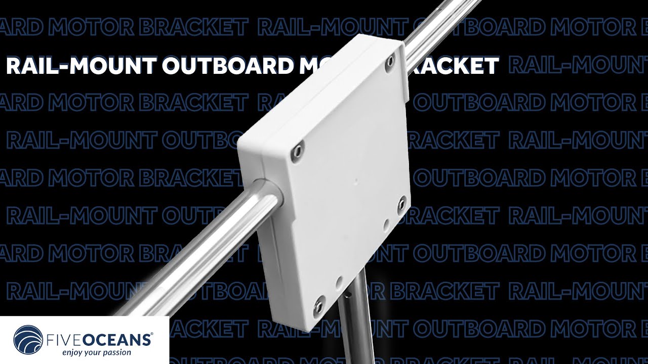FIVEOCEANS RAIL-MOUNT OUTBOARD MOTOR BRACKET UNBOXING