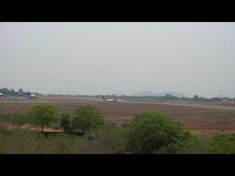 GANNAVARAM AIRPORT FLIGHT LANDING | TELUGU CORRIDOR