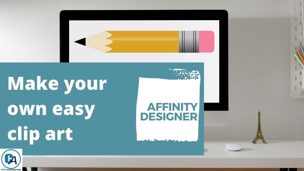 Affinity Designer: Easy Clip Art (Pencil Tutorial)