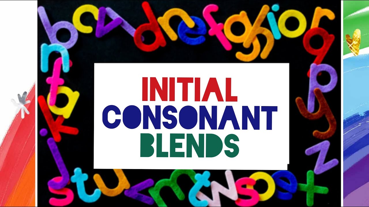 Initial Consonant Blends | Beginning Sounds| Worksheet and Activity|Bright Beginning For Little Feet