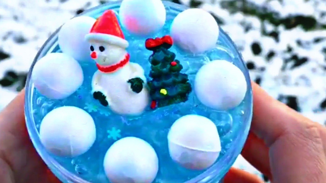 Christmas Slime-Satisfying Slime ASMR Video