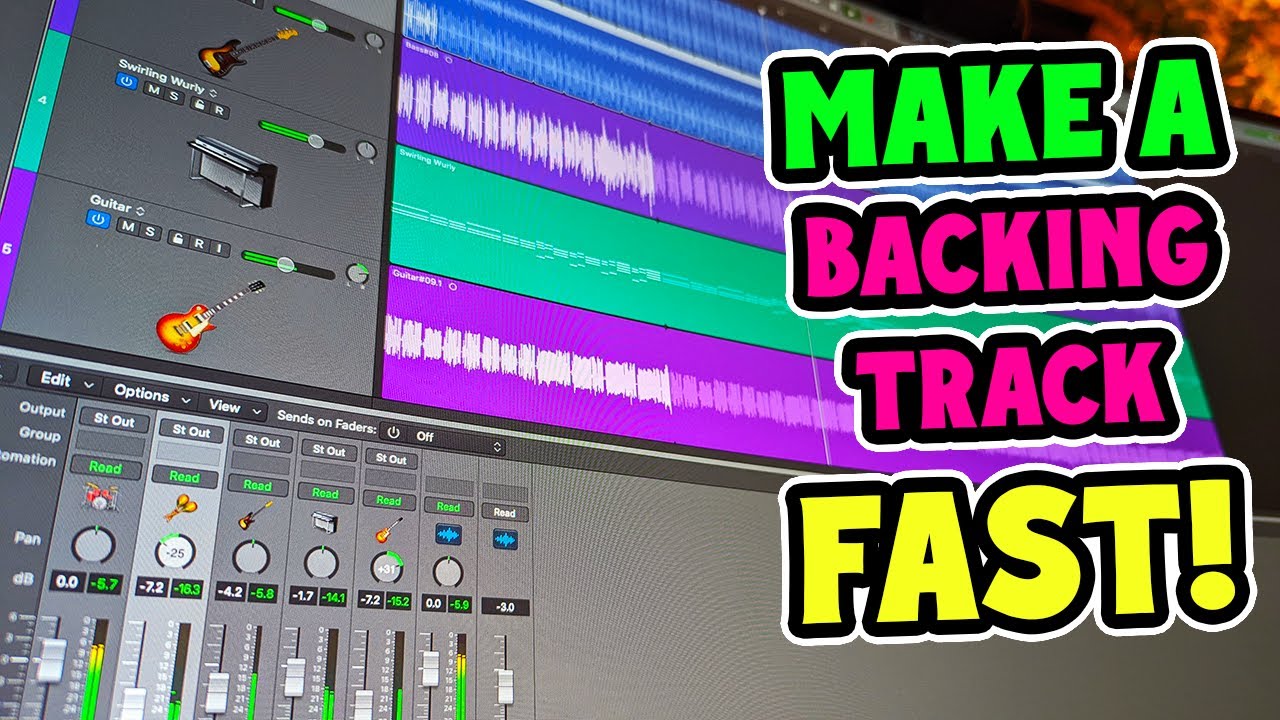 How I Make Backing Tracks QUICKLY