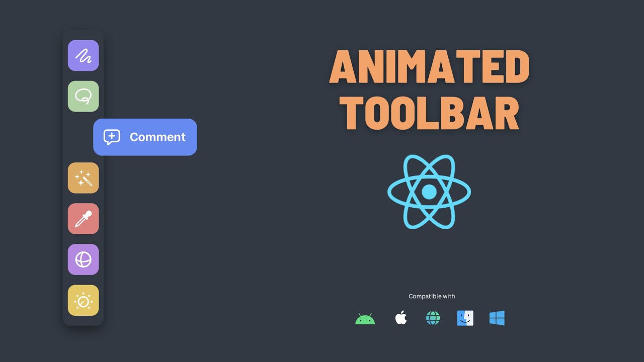 Animated Vertical Toolbar in React Native – Works on All Platforms!