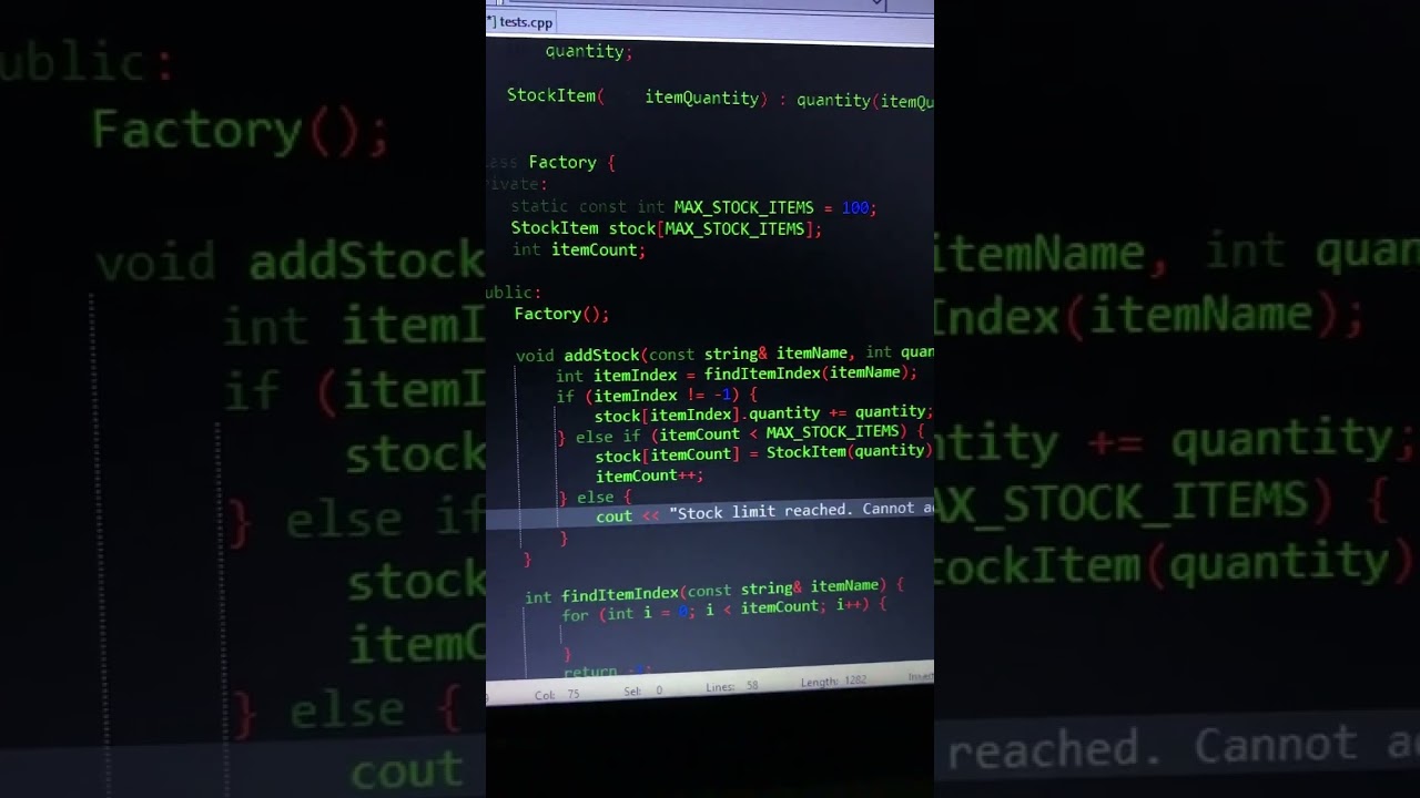 quilt stock c++ #cpp #coding #code #coderstokyo #codinglife #codingninja #codemasters #coders