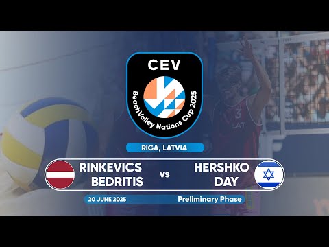 Latvia vs Israel I CEV Men's BeachVolley Nations Cup 2025 | Preliminary Phase