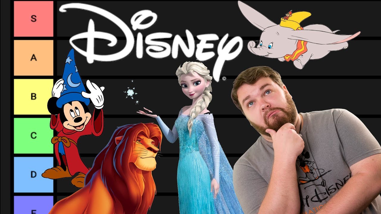 MyDisneyFix | Ranking EVERY Disney Feature Animation Film Movie - Tier ...
