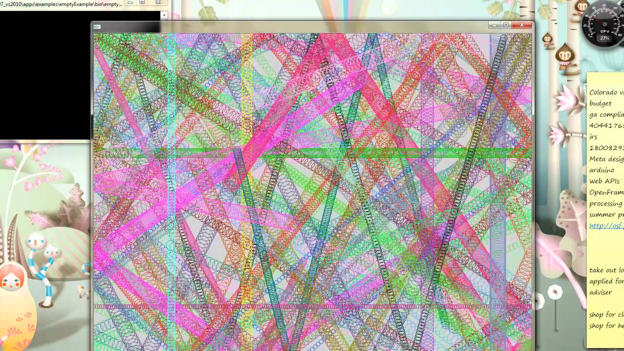 Openframeworks project 1