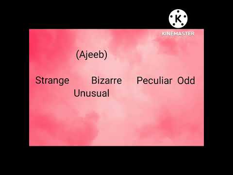 synonyms for strange