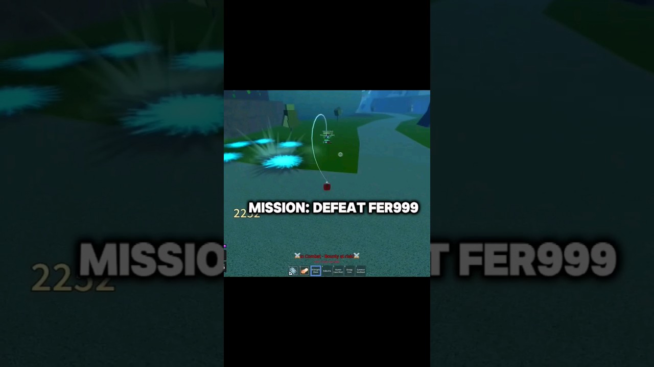 Mission: Defeat Fer999💀 #bloxfruits #roblox #fer999