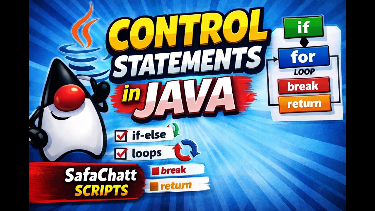 Control Statements in Java in One Video 🔥