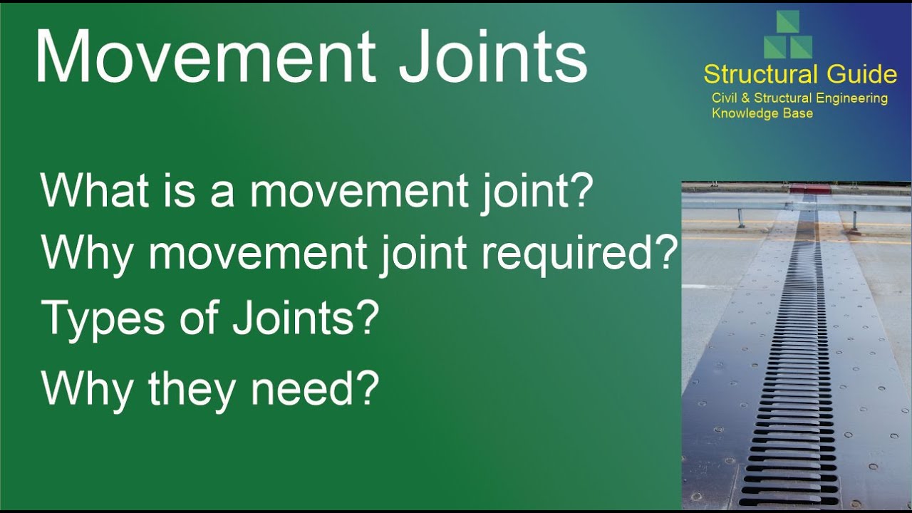 Movement Joints | Types of Movement Joints in Structures | Structural Guide