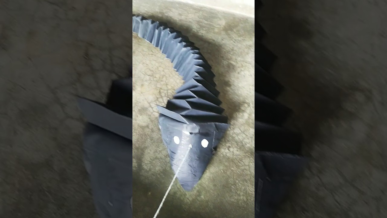 Making a paper crocodile toy #diy #craft #origami #shorts #youtubeshort