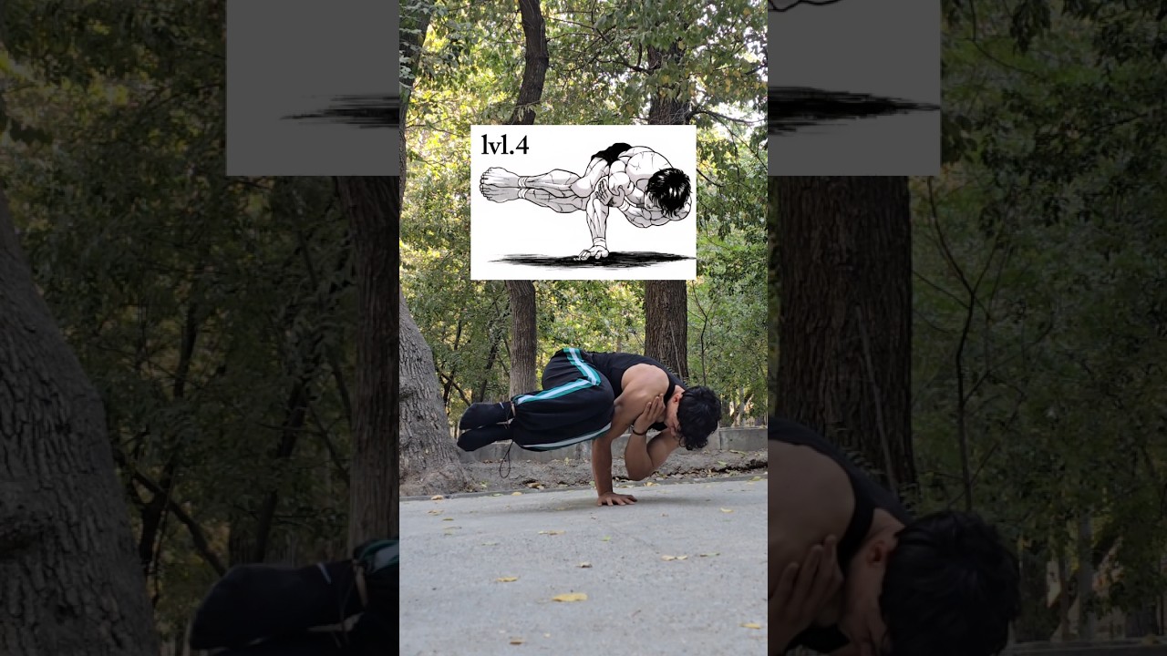 calisthenics athletes tries anime poses part 1 #calisthenics #anime #shorts