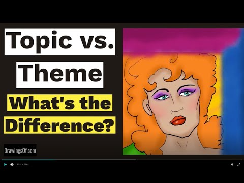 Topic vs Theme: Illustrated Lesson on the Difference