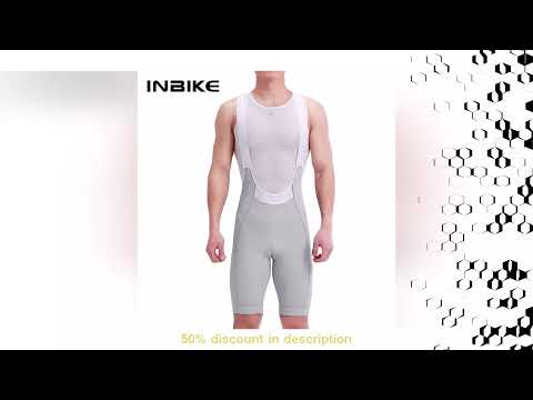 Latest Products You Must Know! INBIKE 2025 Men's Cycling Bib Shorts High-Waisted Breathable Biki