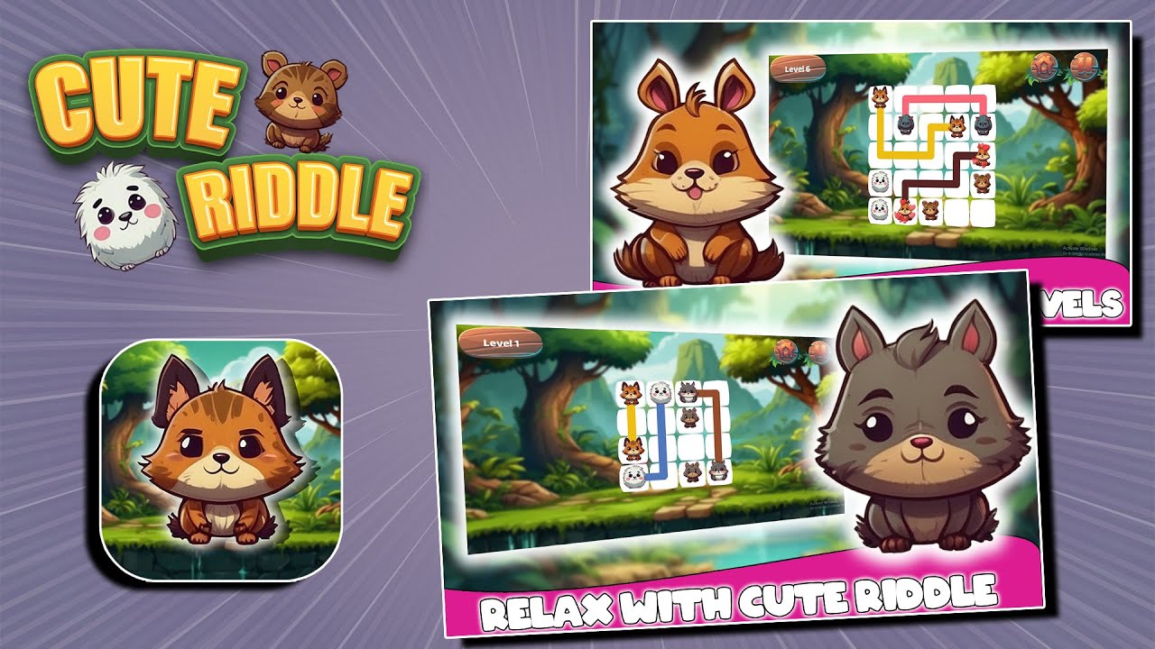 Cute Riddle || Construct 3 Game Template || Source code