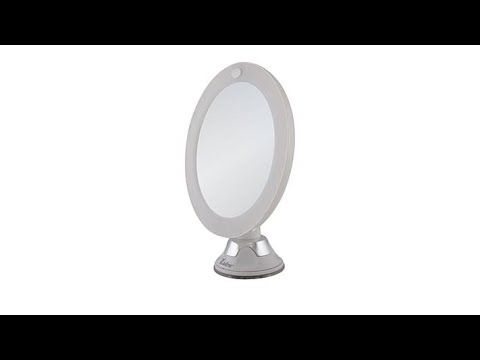 Zadro Z'Swivel LED Lighted Power Suction Mirror