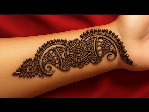 Beautiful mehndi design / simple mehndi designs/ cone designs/ mehandi dijain/ mehndi designs.