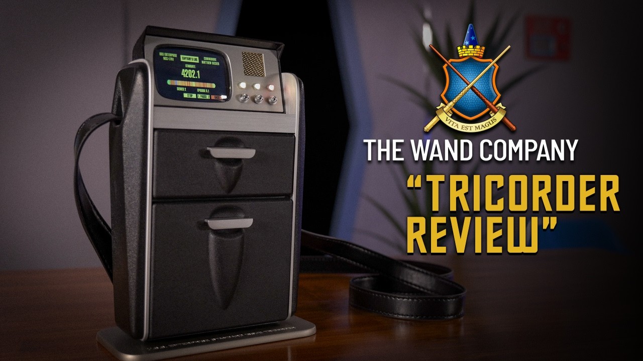 Star Trek TOS Tricorder Replica Review | The Wand Company Unboxing & Demo