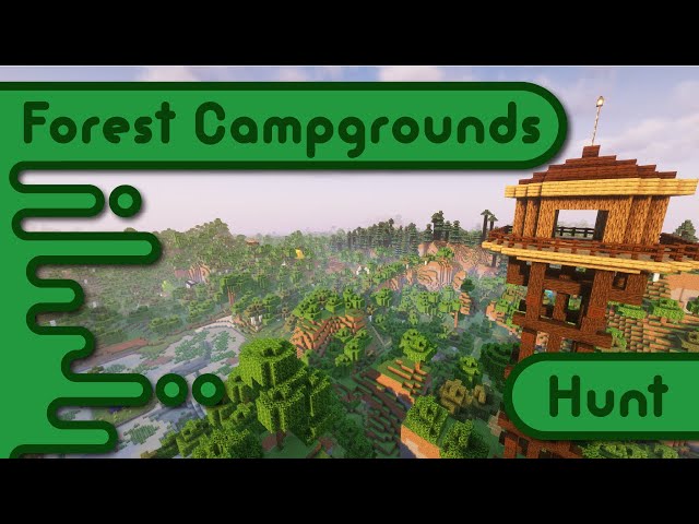 Forest Campgrounds Hunt Minecraft Map