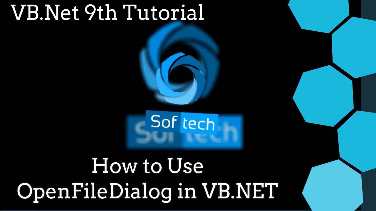 Visual Basic .NET Tutorial 9 - How to OpenFileDialog in Visual Basic