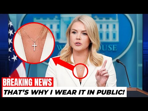 Why does this Giant Cross Necklace Mean the World to Karoline Leavitt?