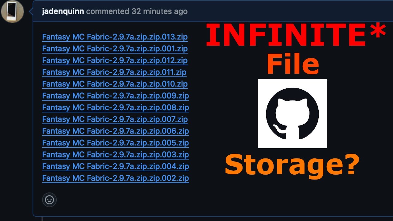 Infinite Cloud Storage using... GitHub?