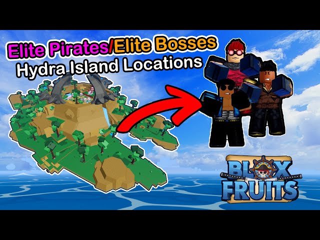 Hydra Island quests in Roblox Blox Fruits