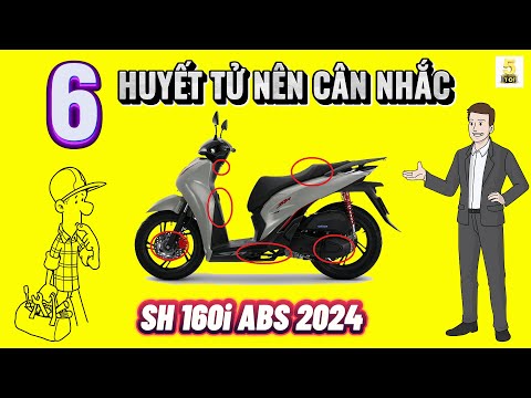 "6 HUYẾT TỬ" trên SH 160i 2024 XÁM ĐEN ▶️ 101 triệu 1 em SH 160i 2024 THỂ THAO 🔴 TOP 5 ĐAM MÊ