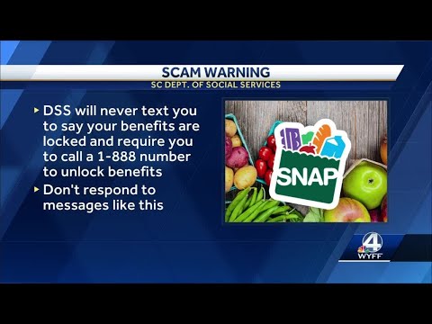 Scam involving SNAP benefits in South Carolina