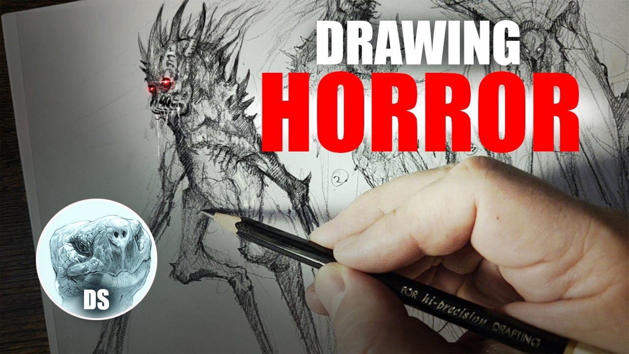 I Turn Random Scribbles into 3 Horror Creatures