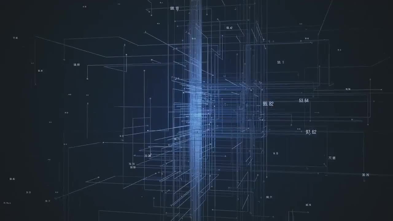Network Abstract Motion Graphics