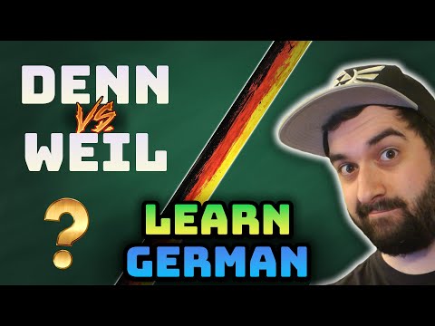 "denn" vs. "weil" in German: Avoid This Common German Conjunction Mistake! ❌