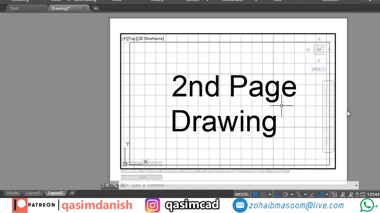 AutoCAD How To Create Multiple Layouts Pages and Print in PDF