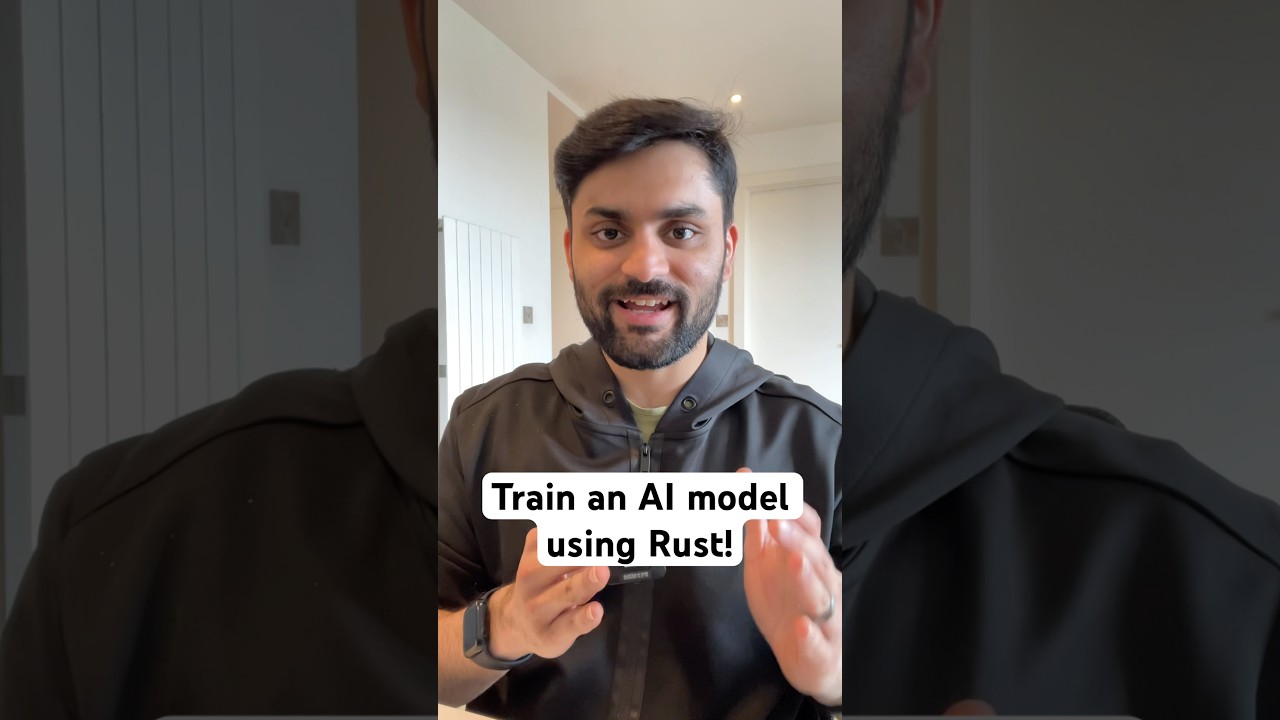 Train an AI model using Rust!