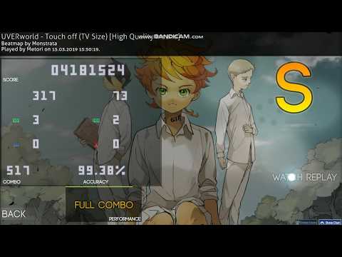 OSU! UVERworld - Touch off (FULL COMBO HQ INSANE)