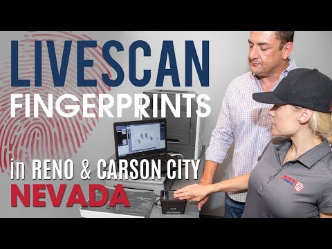 Livescan Fingerprints in Reno & Carson City Nevada | Fingerprinting Express