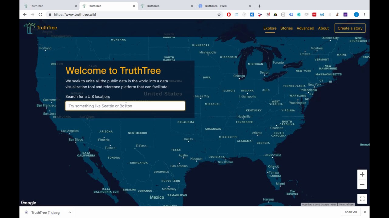 Truthtree.wiki: A Data Visualization Wiki