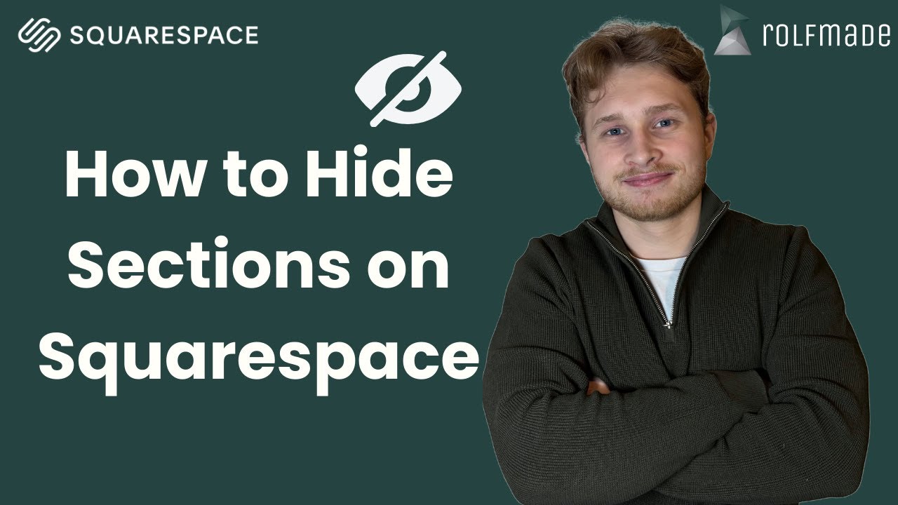 How to Hide Sections on Squarespace