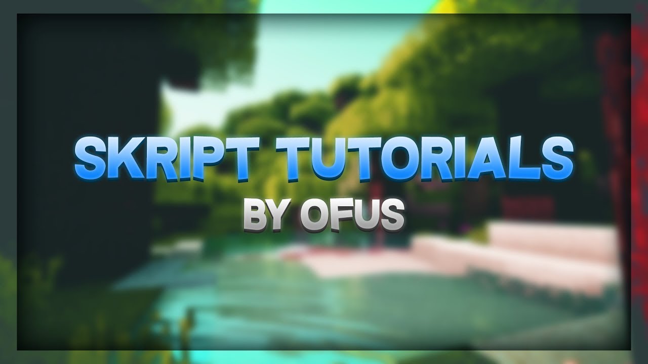 Skript Tutorial #1 | Installation & Setup