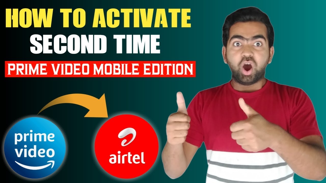 How To Activate Amazon Prime With Airtel | AirTel Prime Video Mobile Edition
